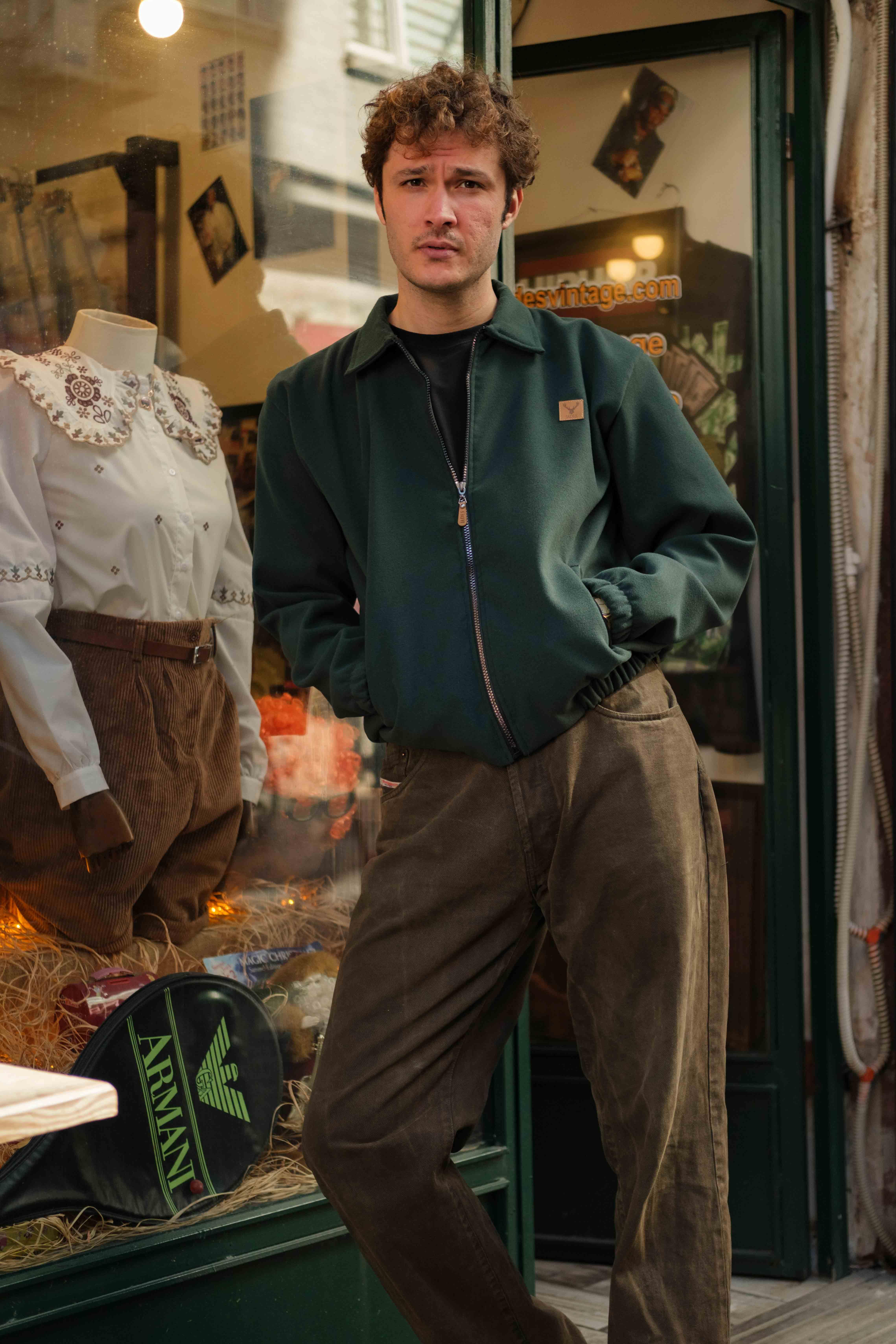 Retro London Bomber Koleksiyon Ceket