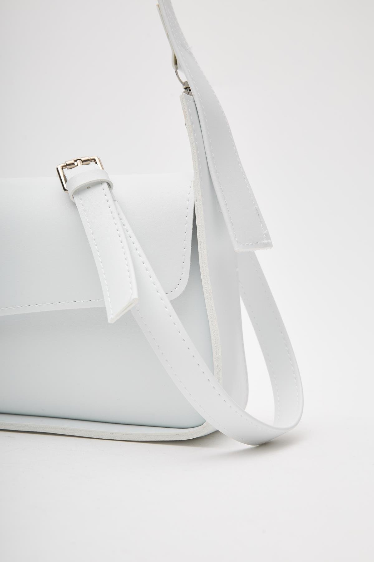 Pia Çapraz Çanta Beyaz | Shule Bags
