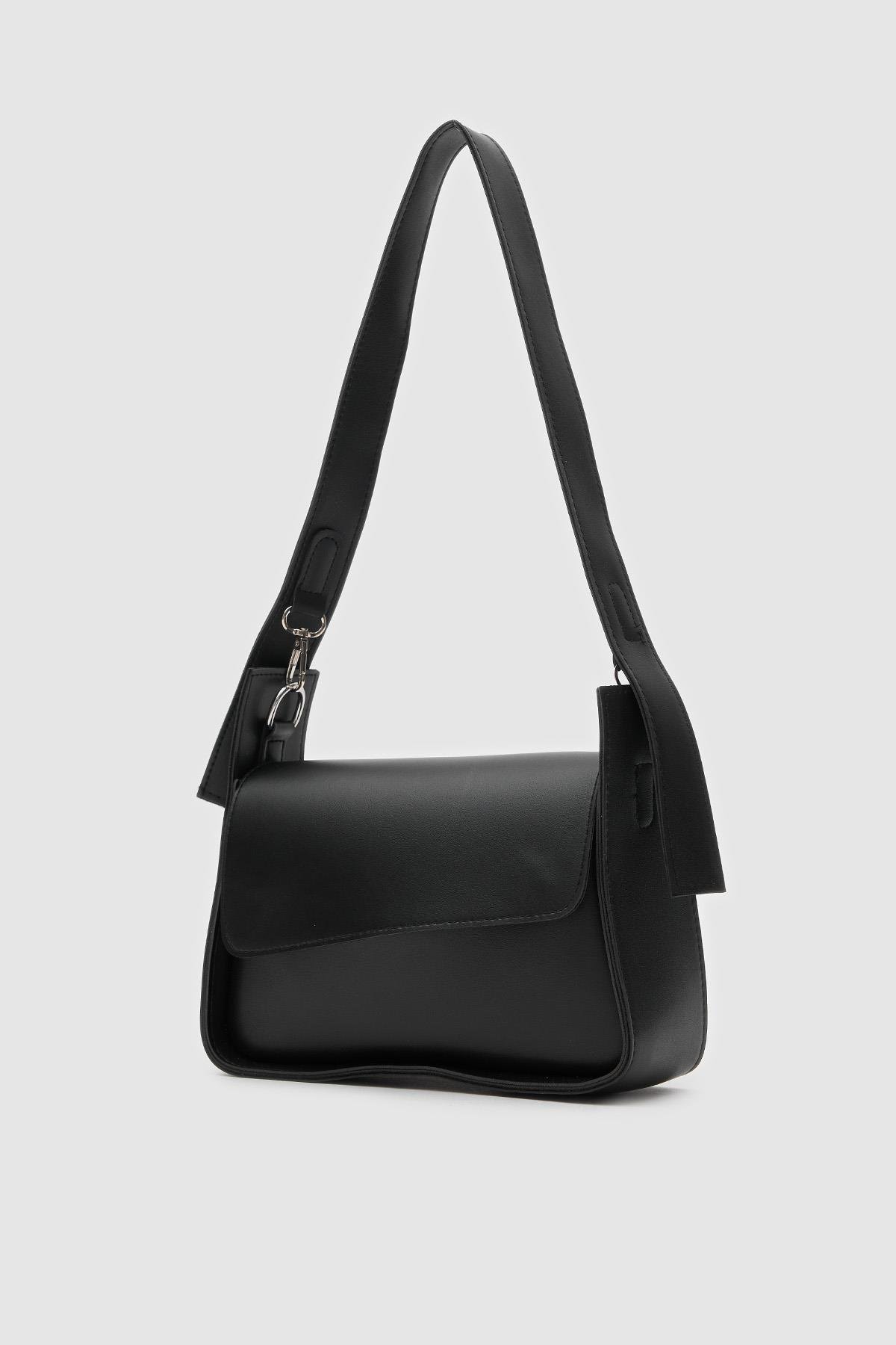 Pia Siyah Çapraz Çanta - Shule Bags