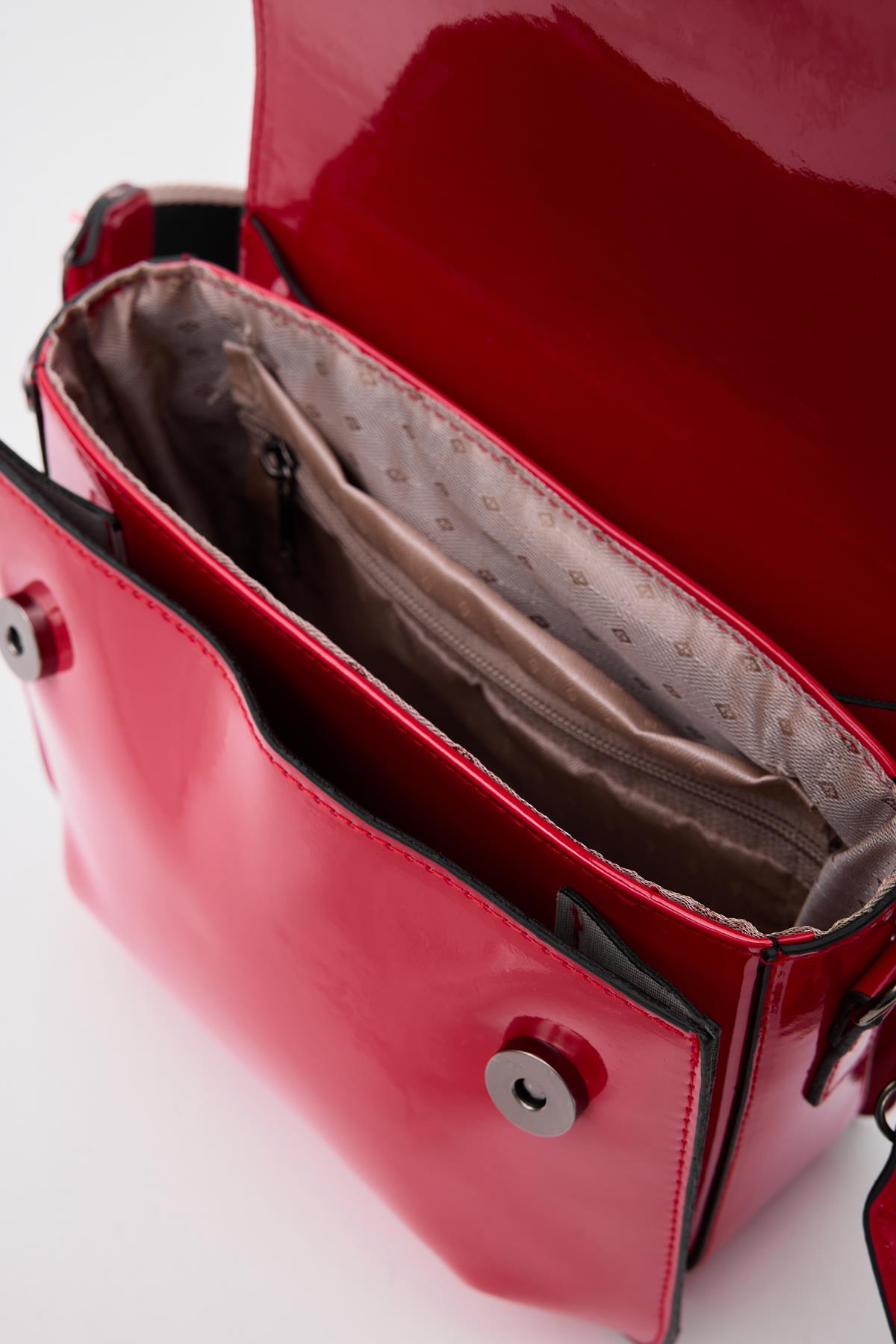 Nora Rugan Çapraz Çanta Kırmızı | Shule Bags