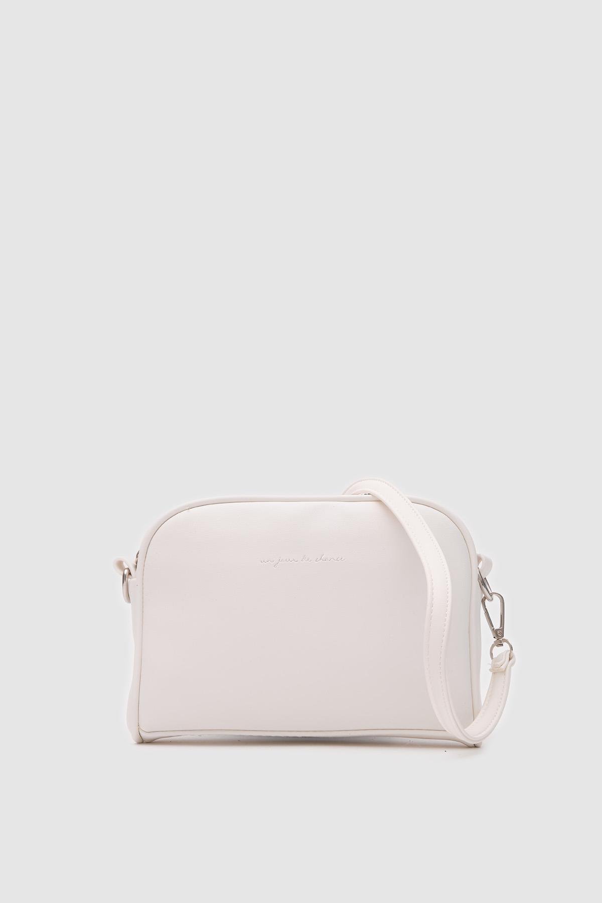 Hana Basic Çapraz Çanta Beyaz | Shule Bags