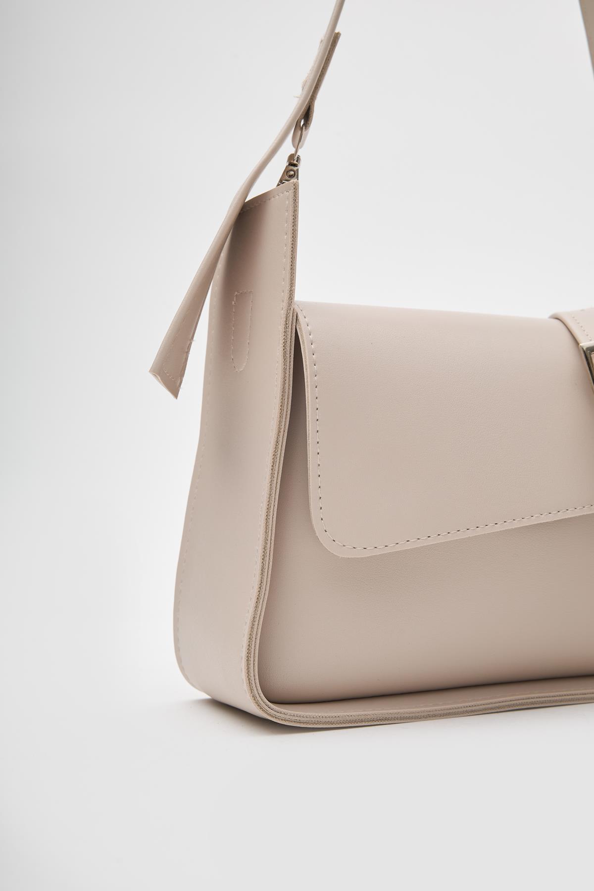 Pia Çapraz Çanta Krem | Shule Bags