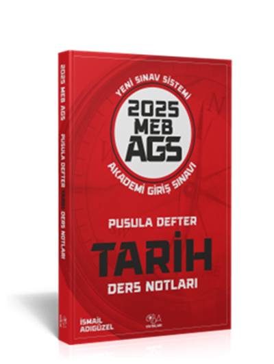 CBA Yayınları 2025 MEB-AGS Tarih Ders Notları- İsmail Adıgüzel