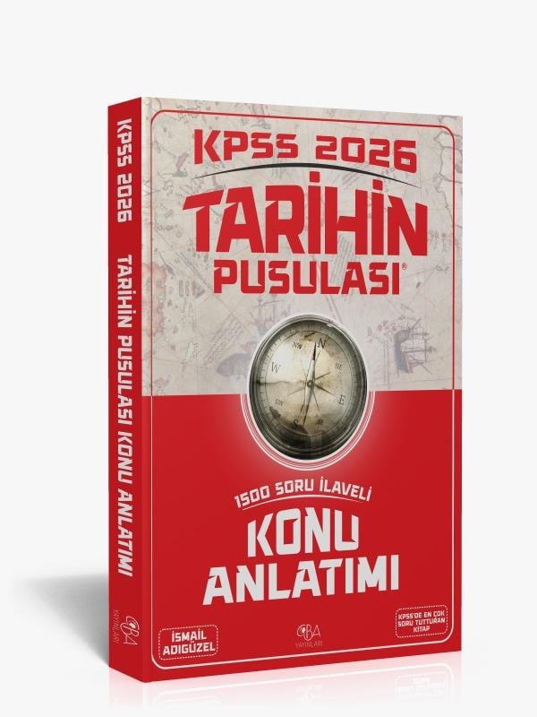 2026 KPSS Tarihin Pusulası Konu Anlatımı-1500 Soru İlaveli-İsmail Adıgüzel