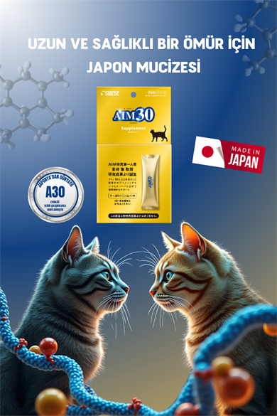 AIM30 Kedilerin Böbrek Sağlığının Korunmasına Katkıda Bulunan Toz Gıda Takviyesi