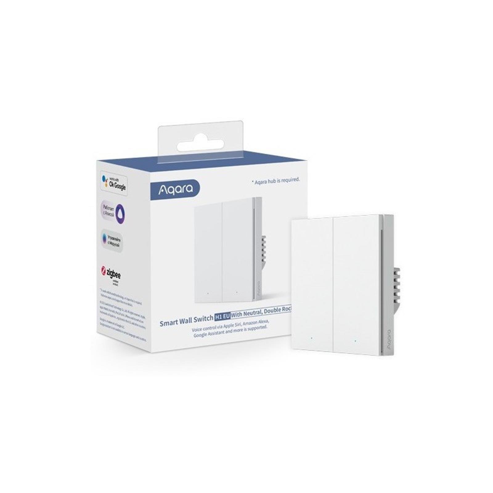 AQARA WS-EUK04 Akıllı Duvar Anahtarı H1(Nötr, Çift)