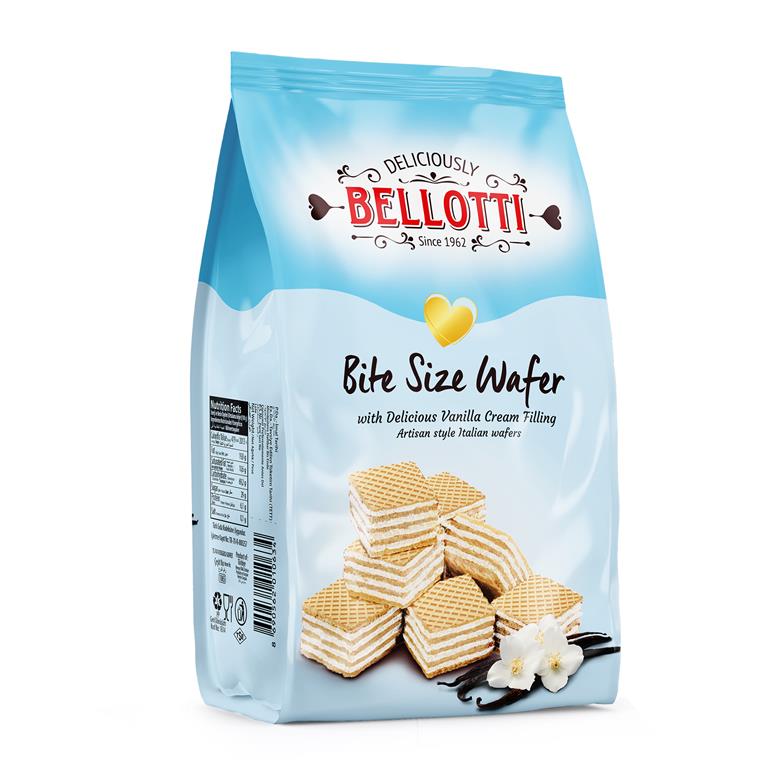 Bellotti Cube Wafer Vanilla 200 g x 2 Pieces