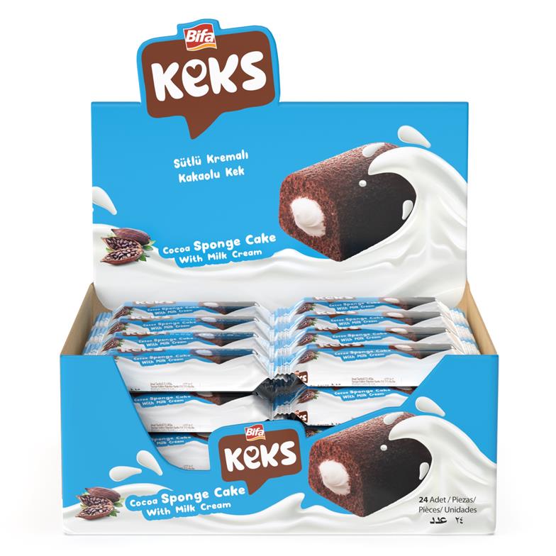 Bifa Keks Sponge Cake with Cocoa 45 g x 24 pieces
