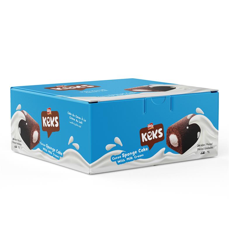 Bifa Keks Sponge Cake with Cocoa 45 g x 24 pieces