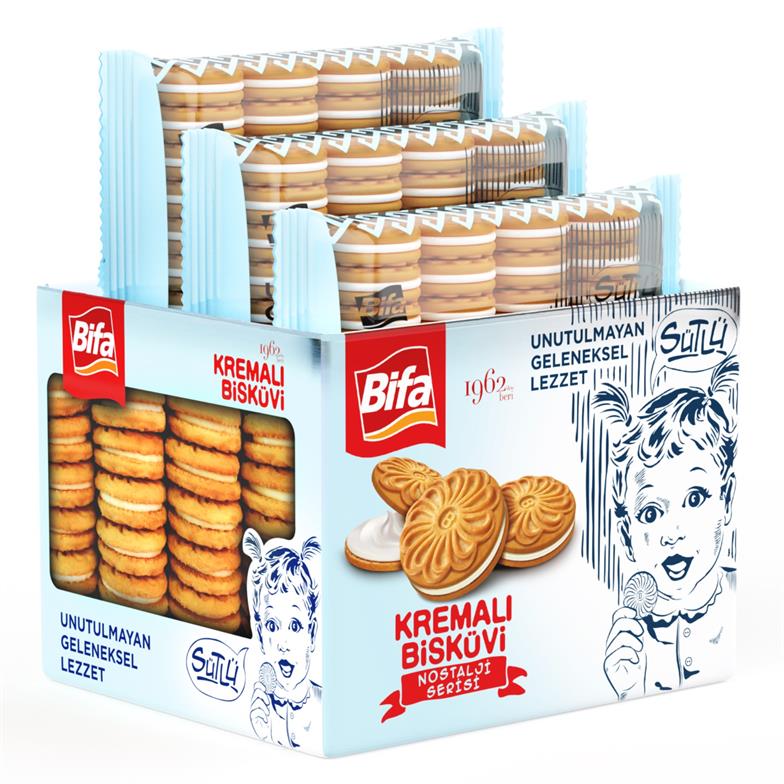 Bifa Nostalgia Milk Cream Biscuit 1080 gr