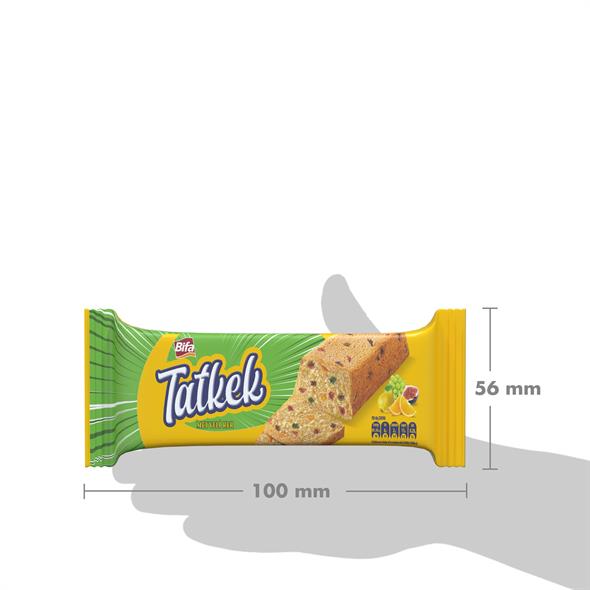Bifa Tatkek Meyveli Mini Baton Kek 100 gr x 3 Adet