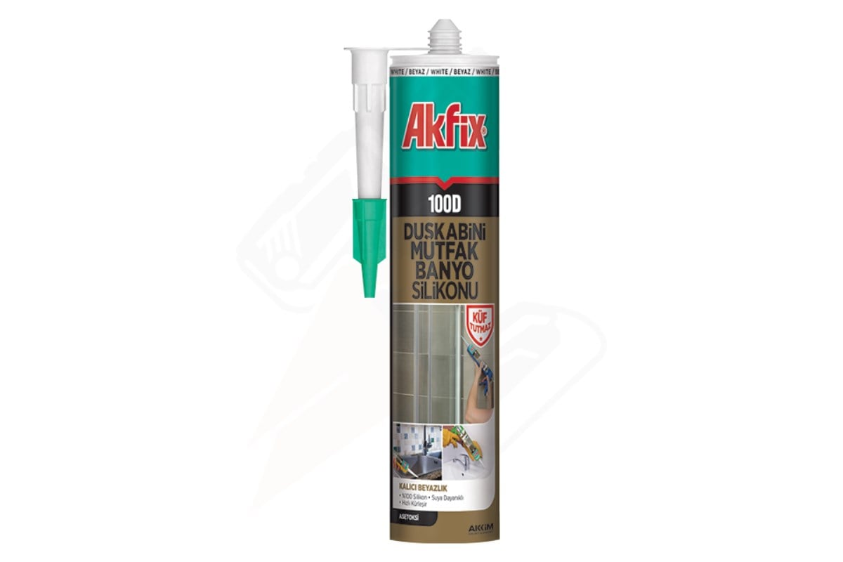 Akfix 100D Duşakabin Silikonu 280 Ml | makinekapinda.com