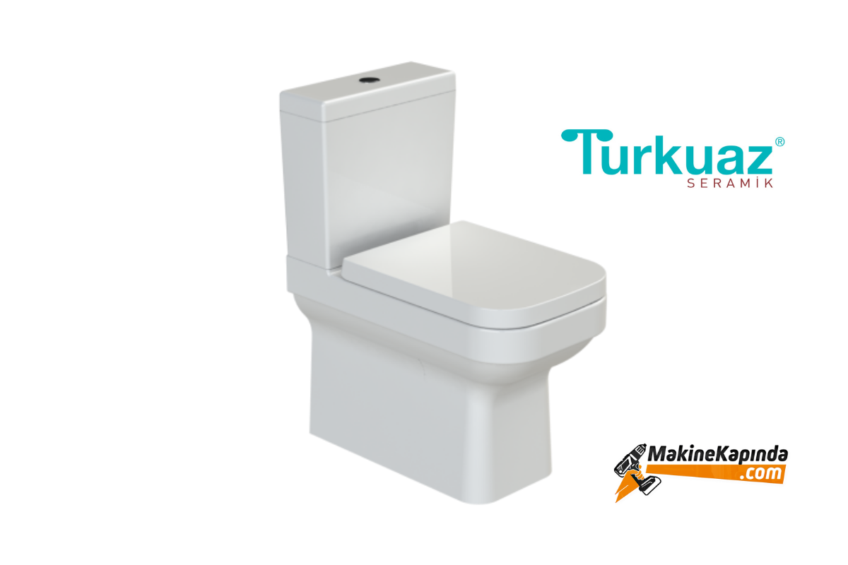 Turkuaz Noura Duvara Sıfır Klozet