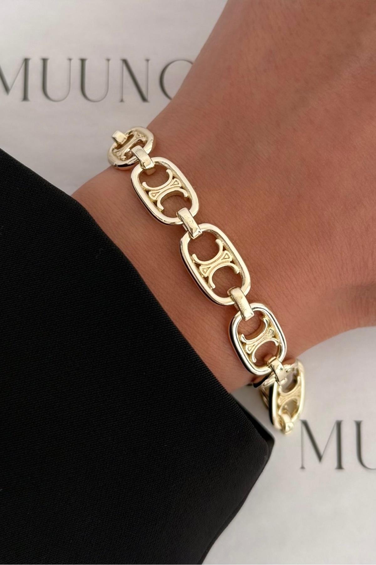 Özel Döküm Clne Logo İthal Bileklik