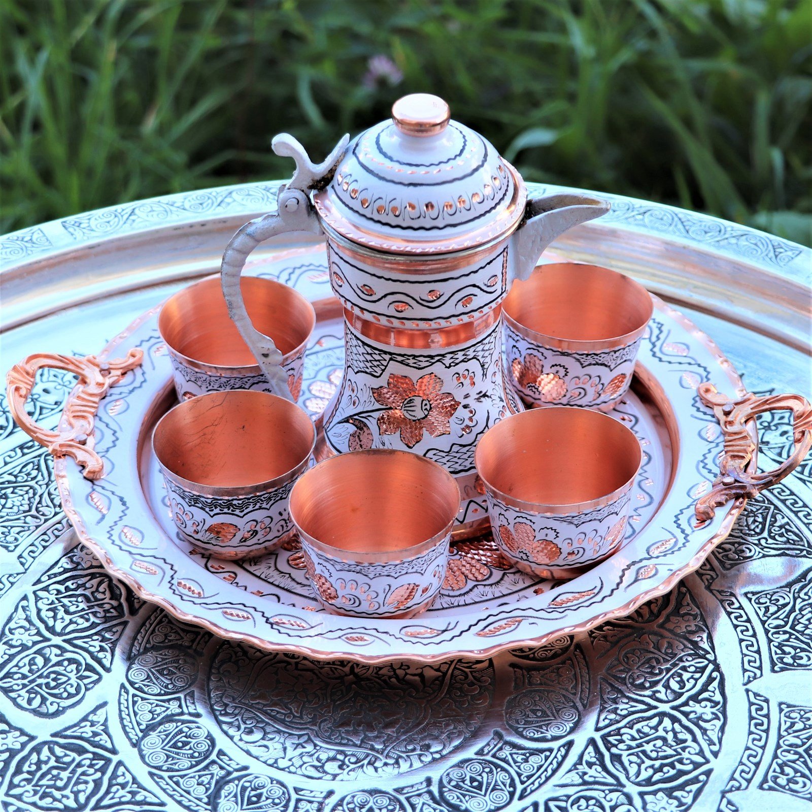 6'lı Royal Bakır Zem Zem Takımı