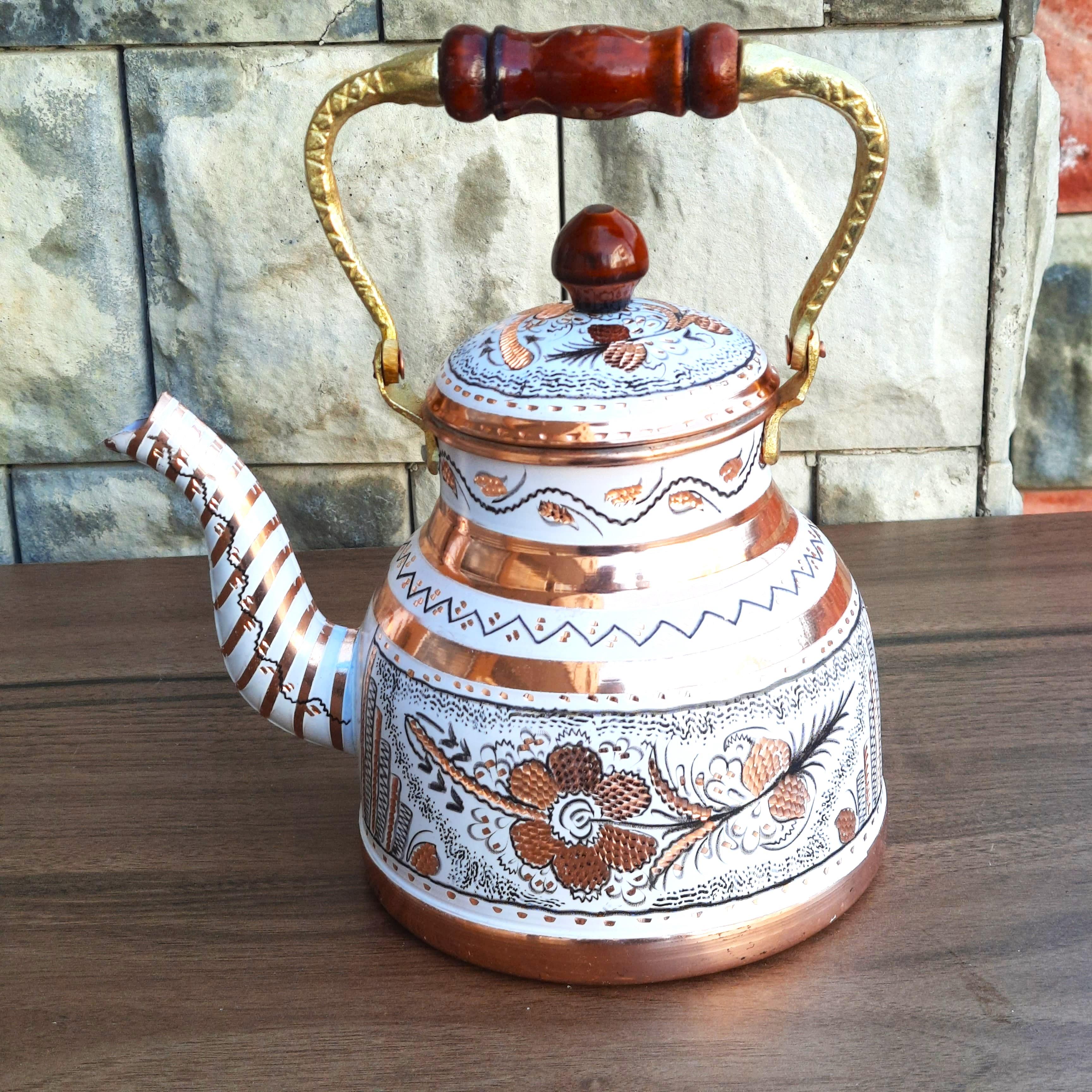 Gül Çiçek Royal Bakır Bitki Cayı Demligi 2 lt