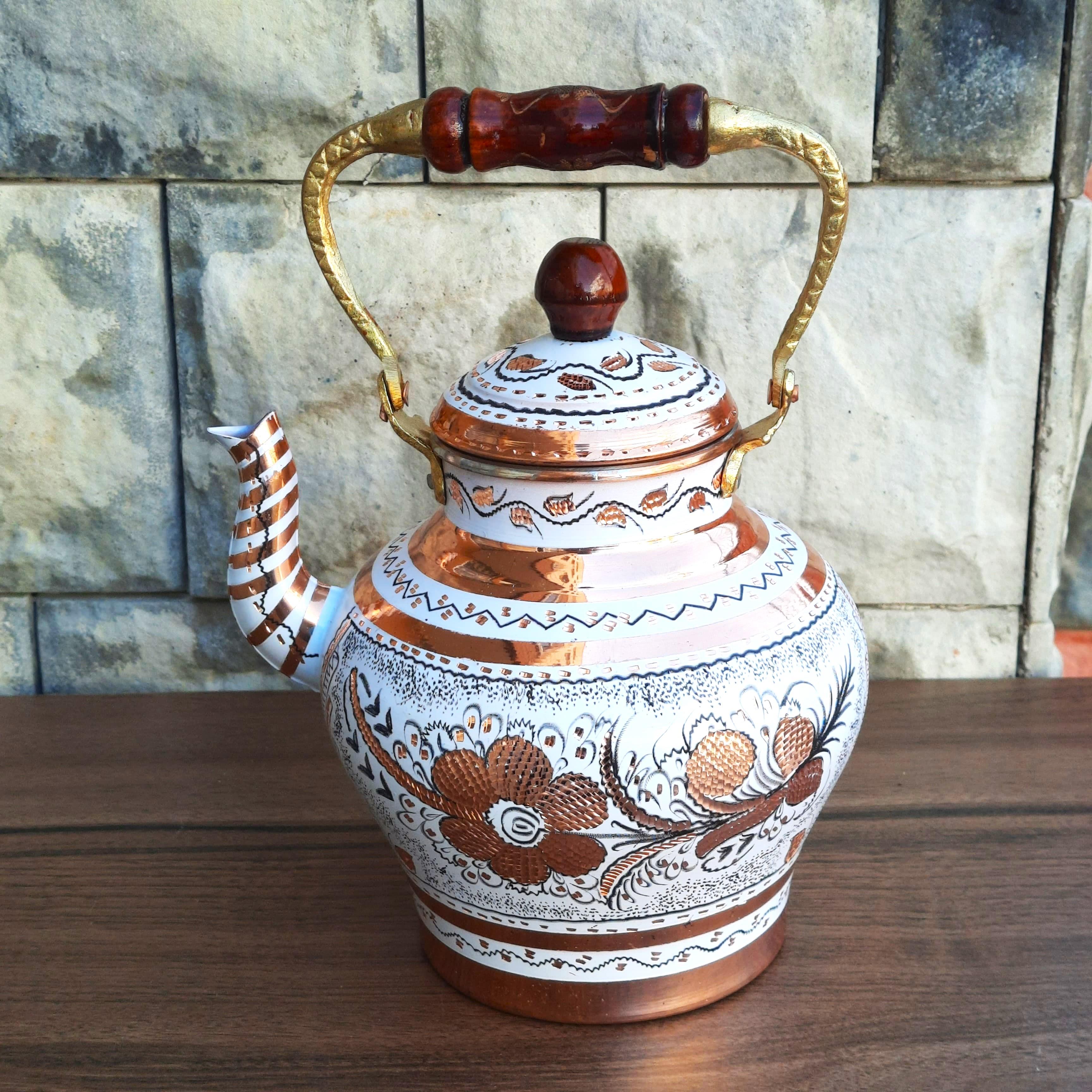 Gül Çiçek Royal Bakır Bitki Cayı Demligi 2 Lt