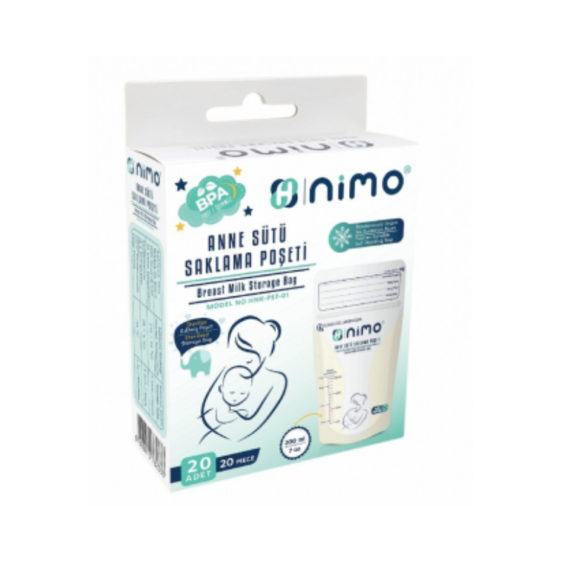 Nimo Süt Saklama Poşeti 20'li - Anne Emzirme Ürünleri - Nimo Ürünleri Eczanemix.com'da!
