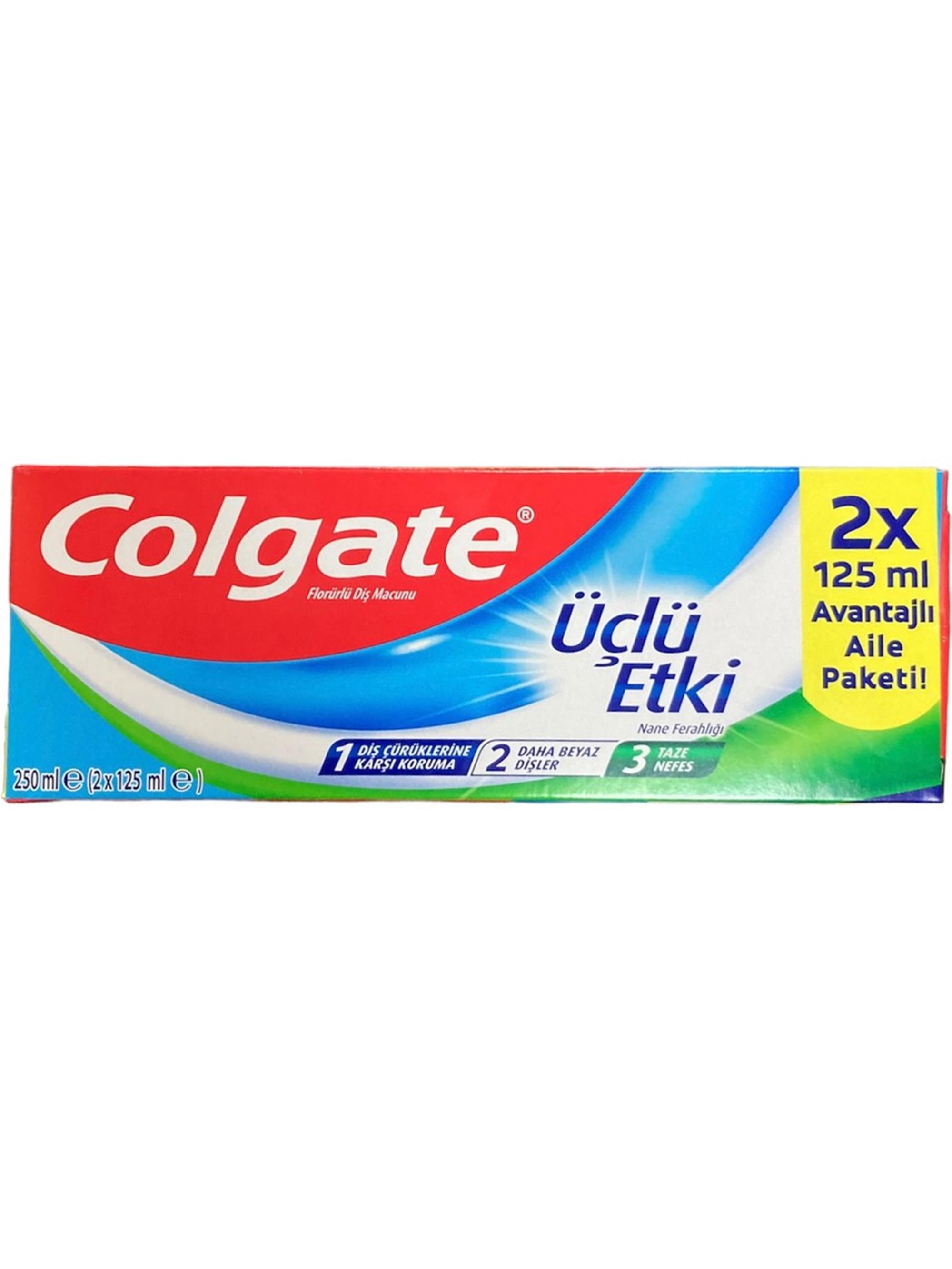 COLGATE 2X125ML UCLU ETKI D.MACUNU | Çetinkaya