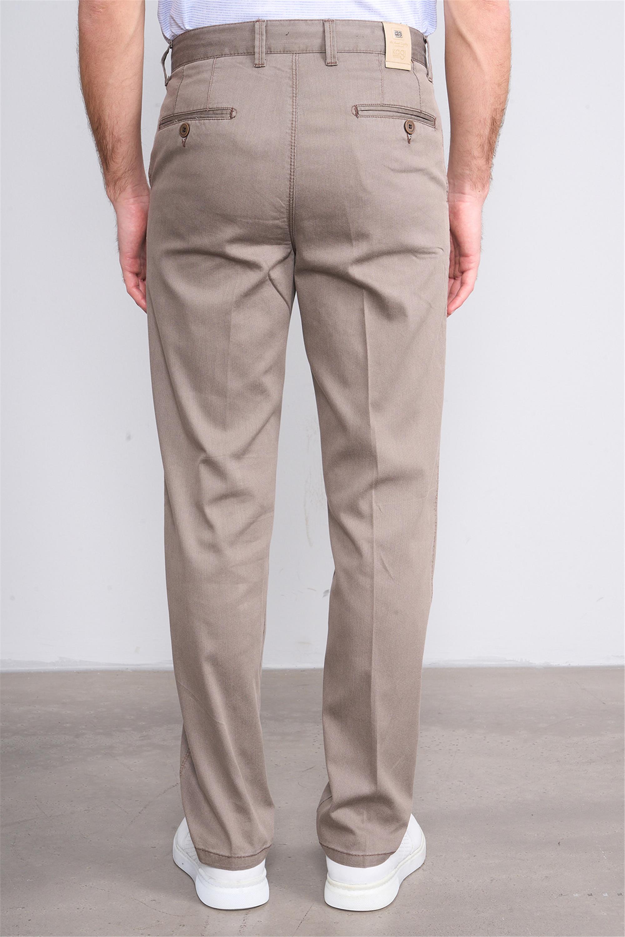 Kagi Toprak Erkek Palmiye Keten Pantolon | Çetinkaya