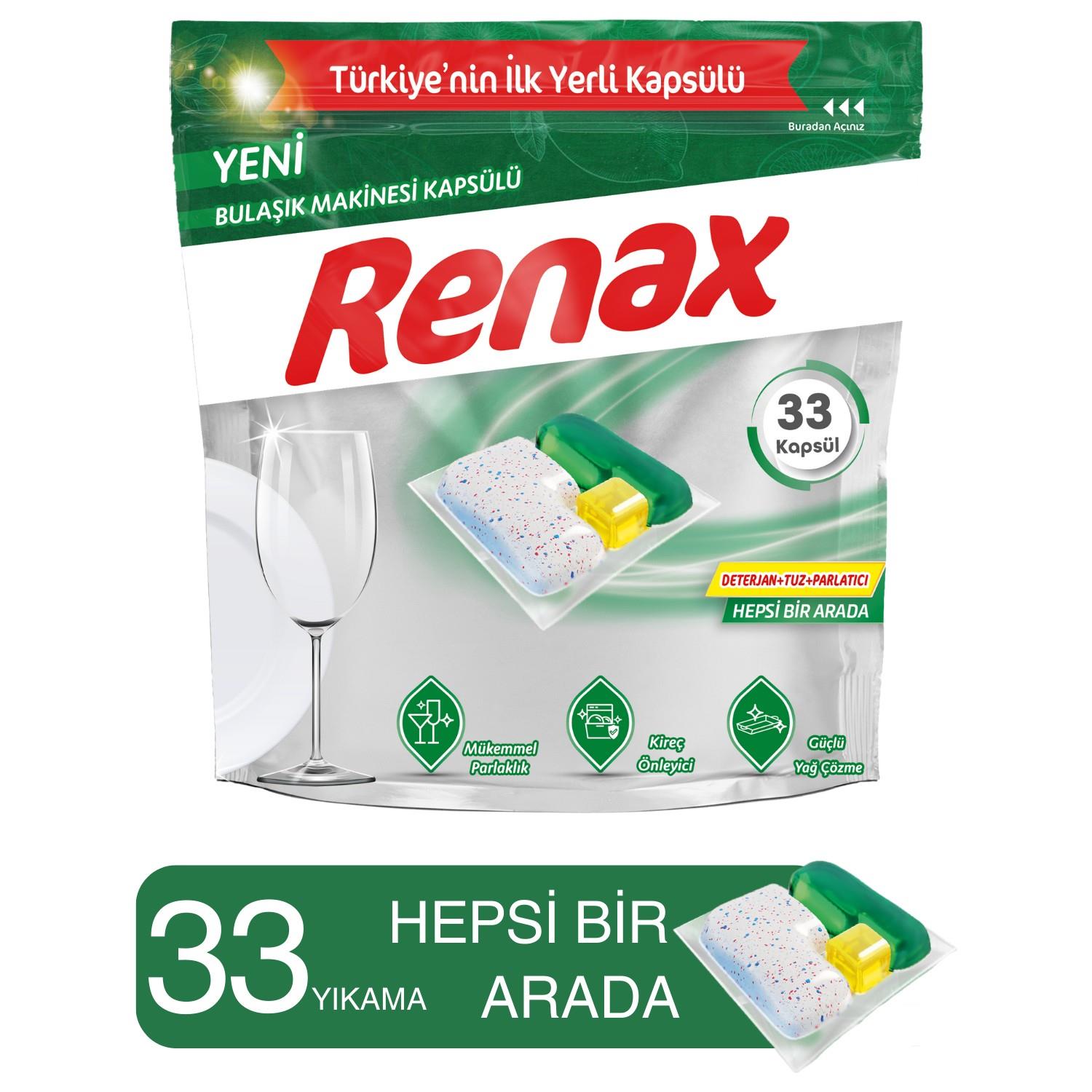 RENAX 33 LU BULASIK MAKINESI KAPSULU | Çetinkaya