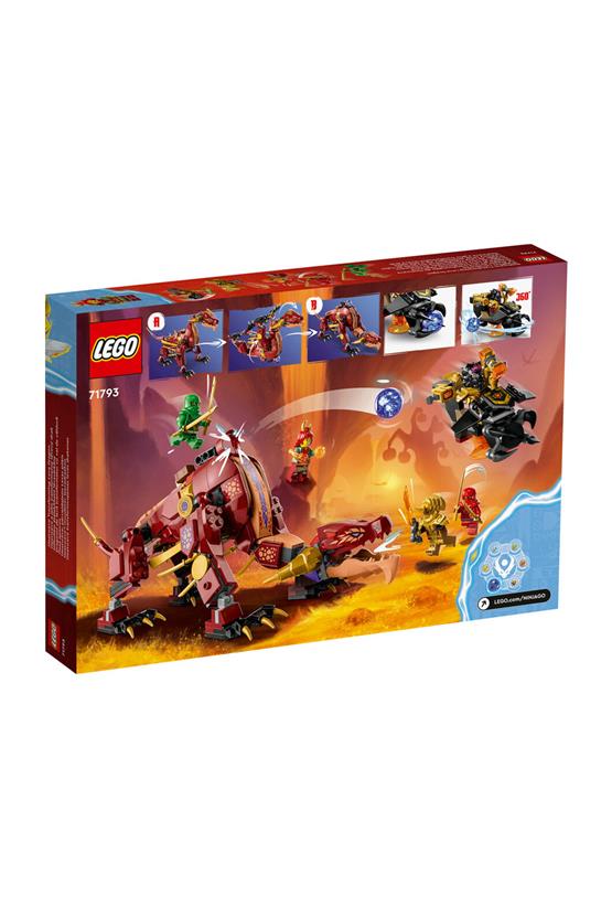 LEGO 71793 NINJAGO Heatwave Dönüşen Lav Ejderhası