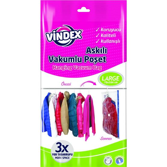 VINDEX 1611101 VAKUMLU POSET LARGE ASKILI 70X104