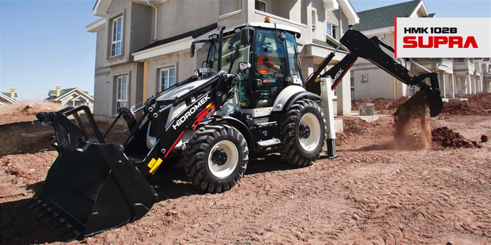 Hidromek HMK 102B SUPRA Backhoe Loader