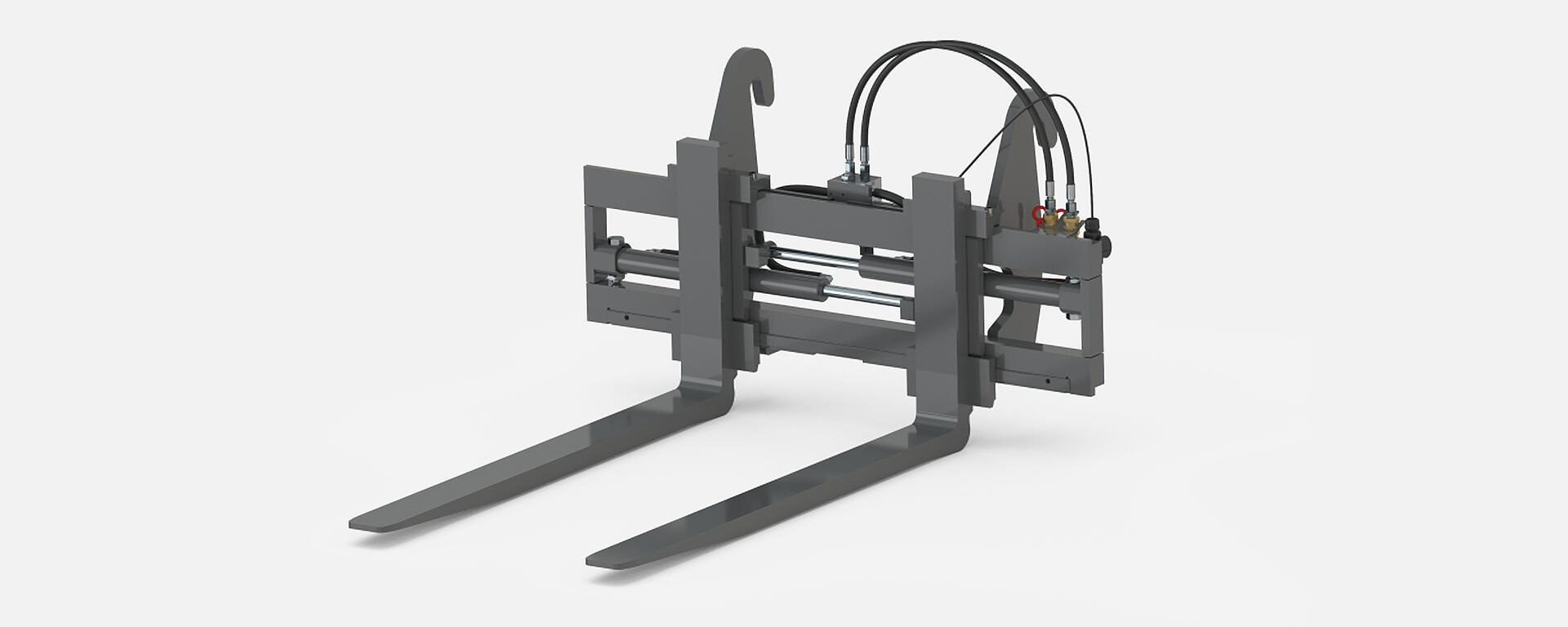 Wacker Neuson Hydraulic Adjustable Pallet Fork With Lateral ...