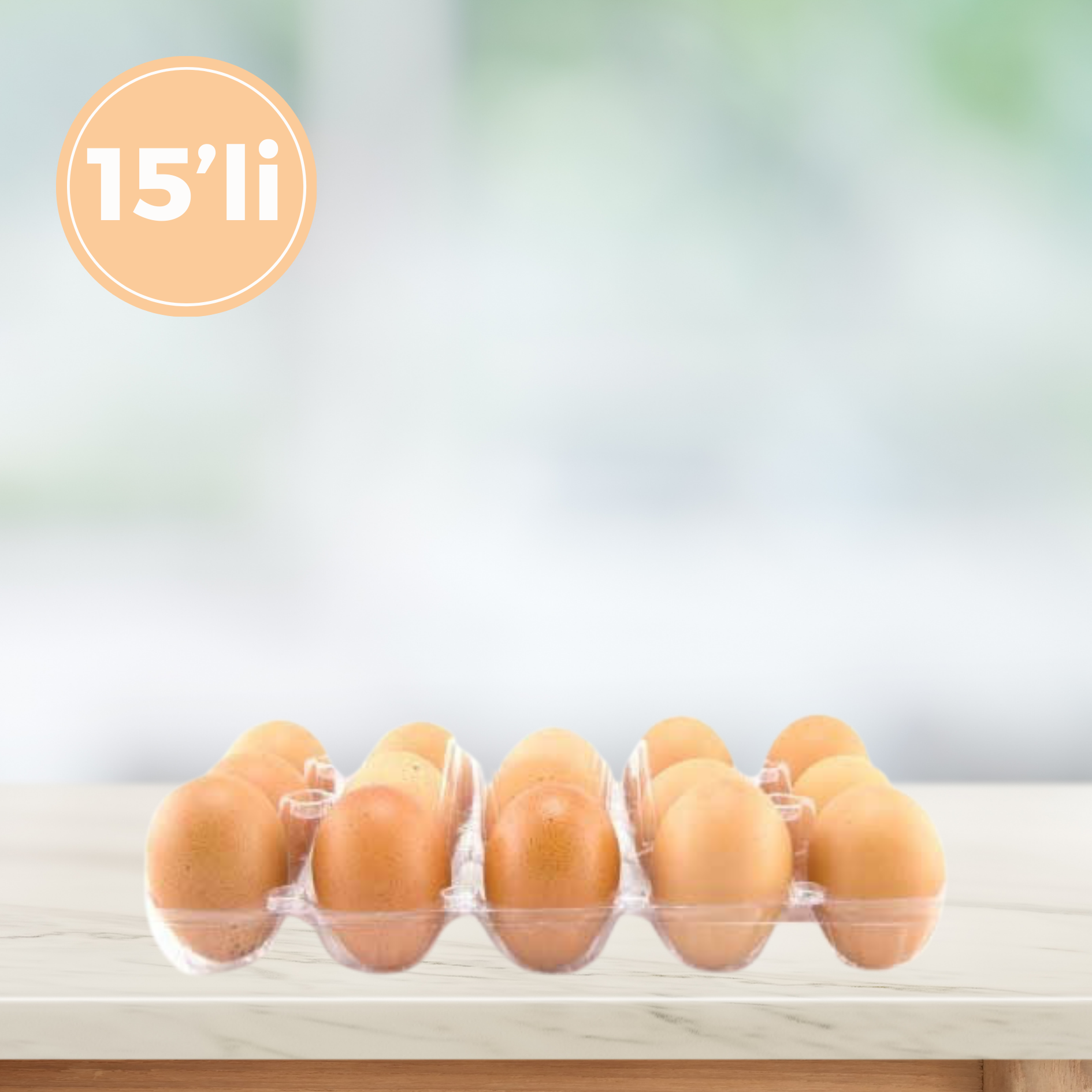 15 Adet - Gezen Tavuk Yumurtası