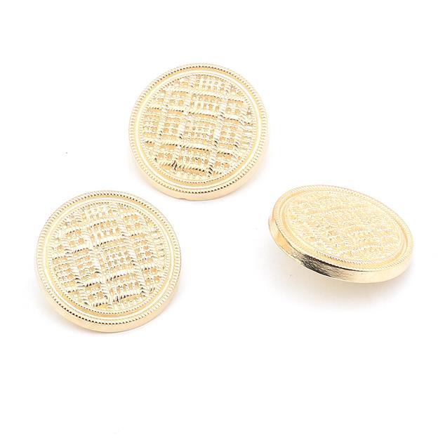 Ayaklı Metal Dikme Düğme Altın