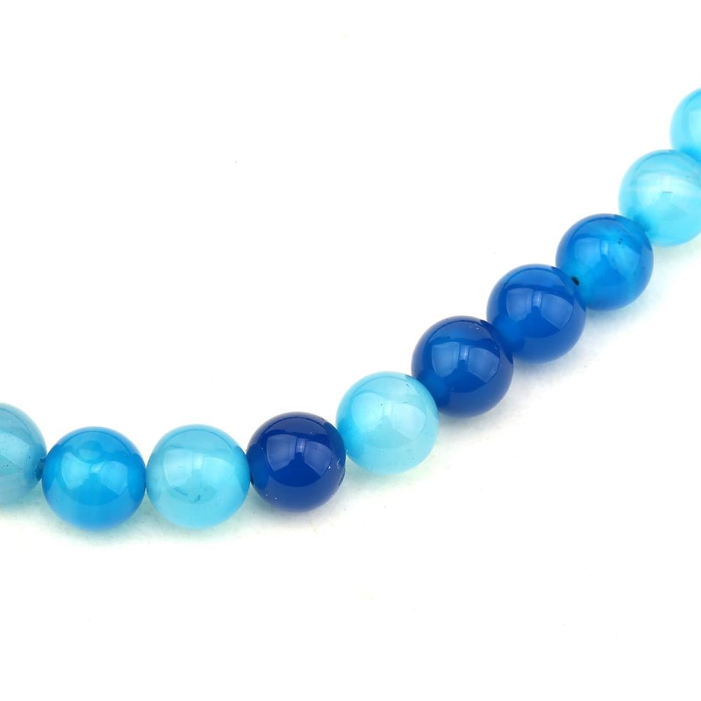 8 mm Mavi Akik Boncuk - HobiDunya.com