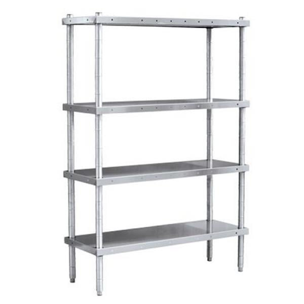 4 -storey shelves -Inox 304 straight solid