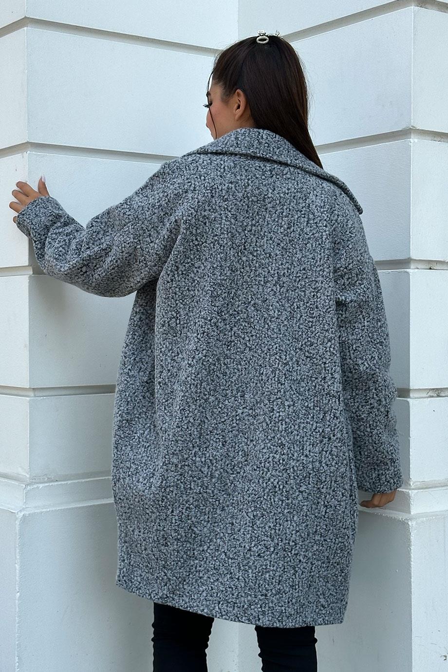 Kısa Model Oversize Kahve Kaban