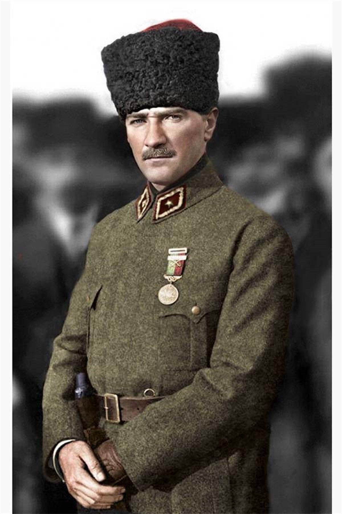 Askeri-Uniforma-ve-Ataturk 35X50 PixArt Sanat /PixArt Sanat/ Elmas Mozaik Tablo