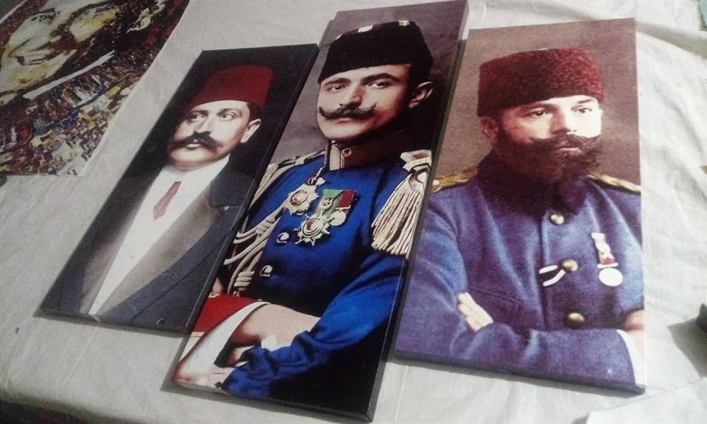 Cemal Paşa Enver Paşa Talat Paşa Kanvas Tablo • Meteor Galeri