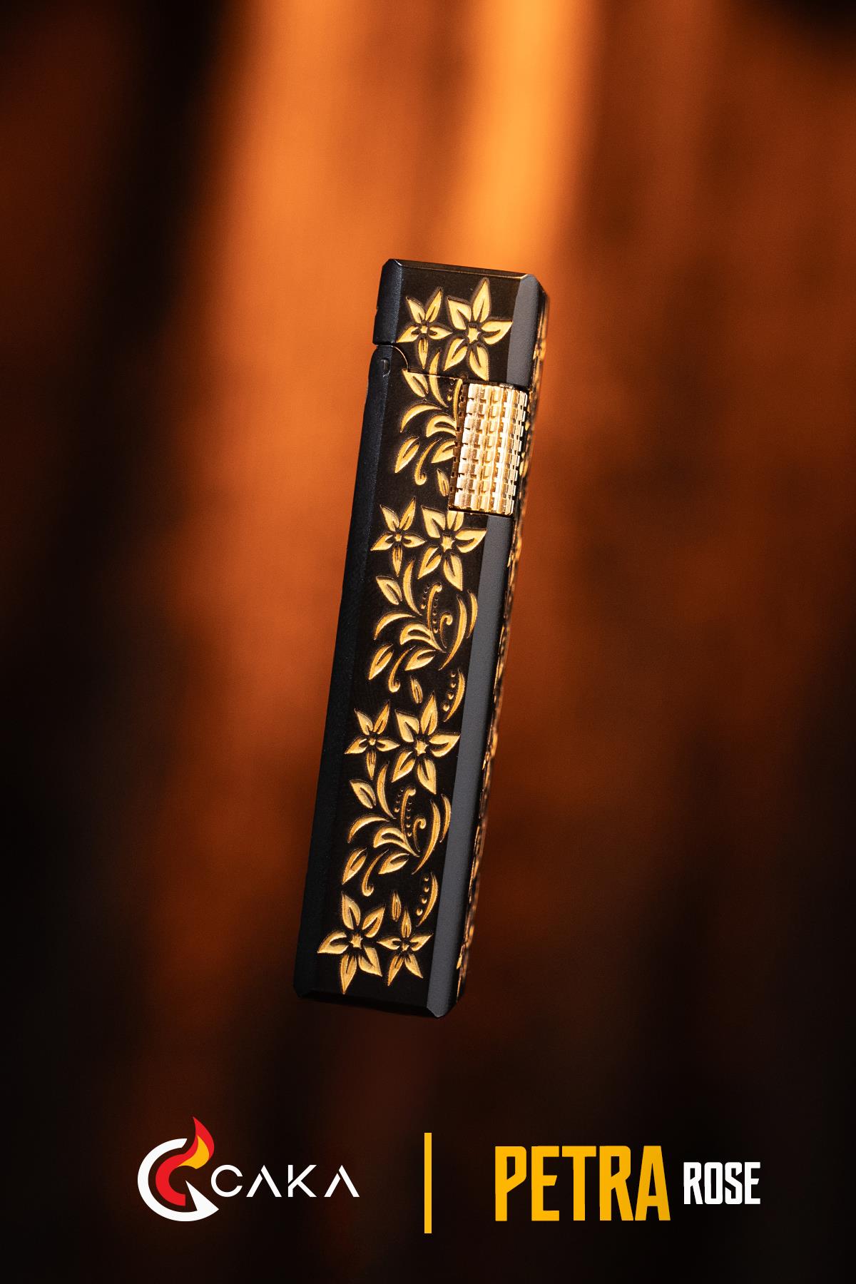 CAKA PETRA Rose - El Yapımı Benzinli Çakmak - Güçlü ve Estetik