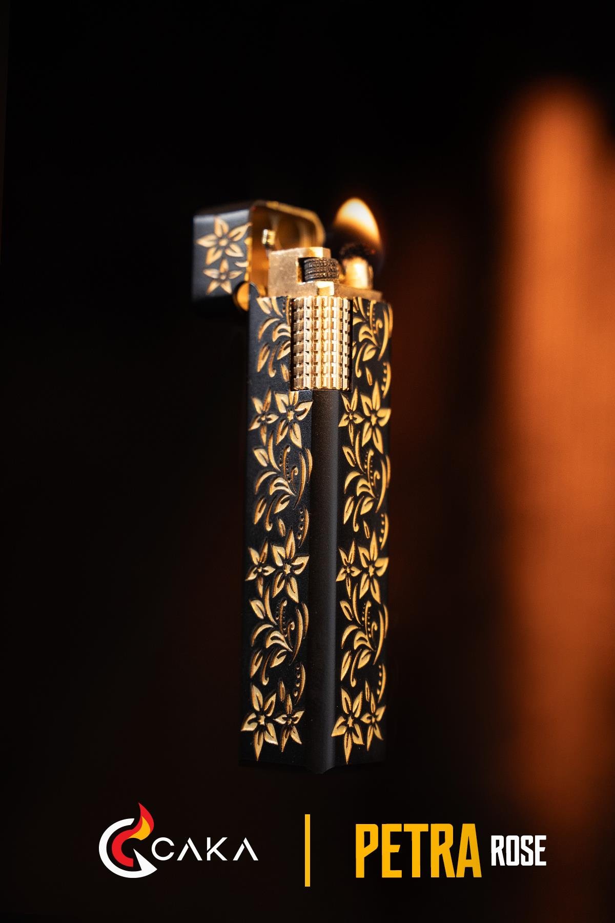 CAKA PETRA Rose - El Yapımı Benzinli Çakmak - Güçlü ve Estetik
