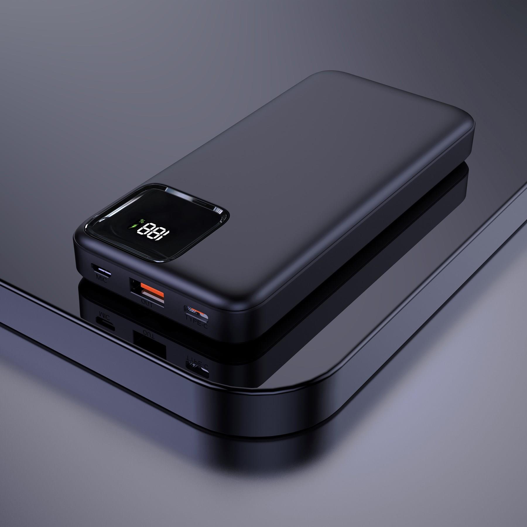 X-PowerDuo 10.000 mAh LCD Ekran Powerbank - Taşınabilir Şarj Cihazı