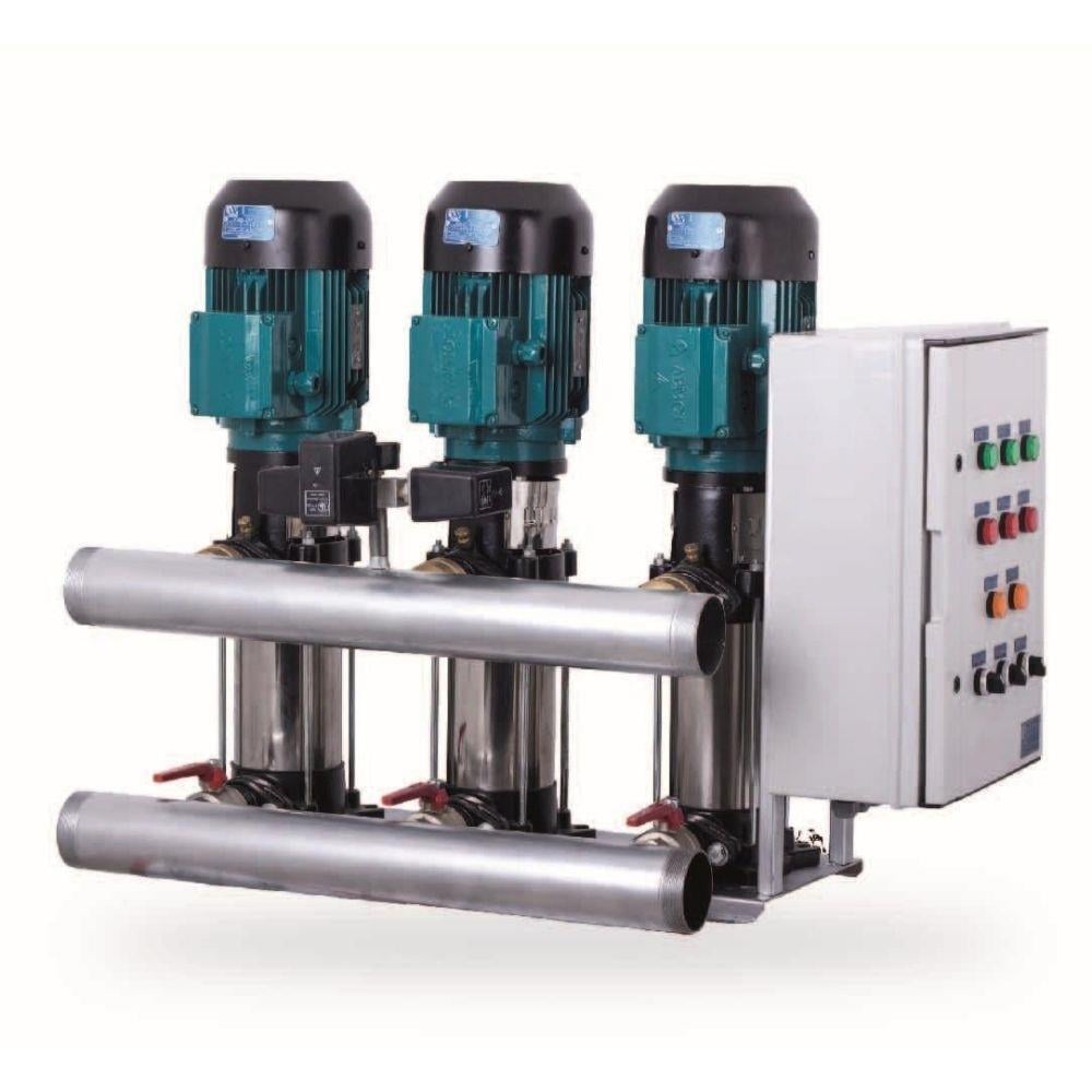 Ulusu 3xUPY -M 6/12 2 HP 15 Kat 42 Daire Üç Pompalı Hidrofor | Pompatech