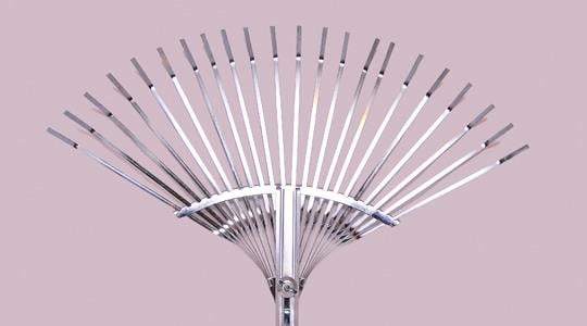 Raco Metal Çim Toplama Tırmığı ve Ahşap Sap Raco BAHÇE VE BALKON Star ...