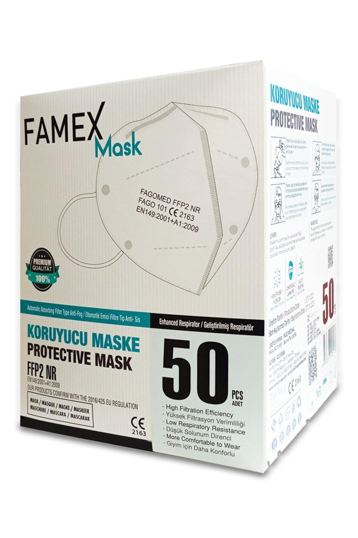 FAMEX MASK FFP2 NR KORUYUCU MASKE 50 Lİ