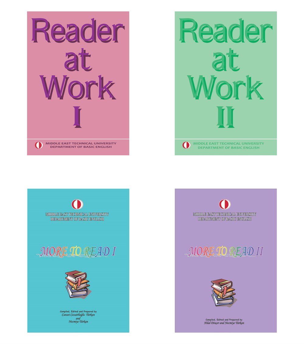 Reader At Work 1-2 ve More To Read 1-2 (4’lü Set) | İngilizce Kitapları