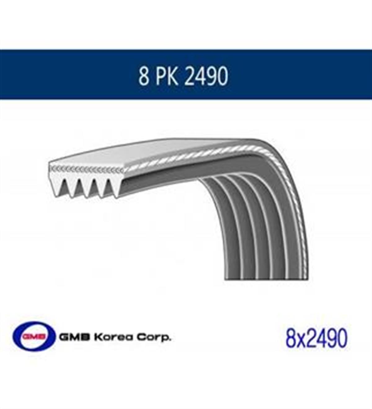 WH WK 3.0 V KAYIŞI | GMB | GMB GPK 8PK2490