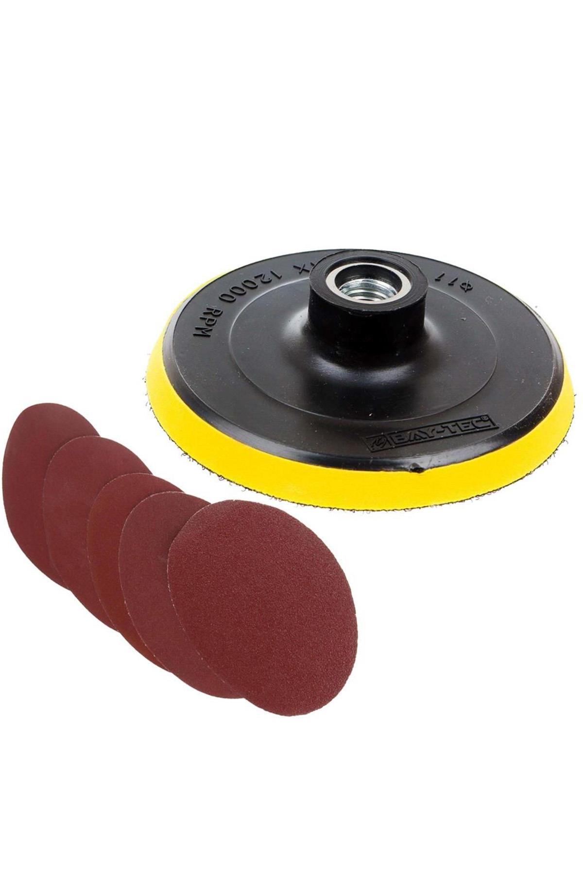 Bay-Tec Cırt Zımpara Tabanı Takozu 6 Ped Yedekli 180mm MK0240 Bay-Tec Cırt Zımpara Tabanı Takozu 6 Ped Yedekli 180mm MK0240