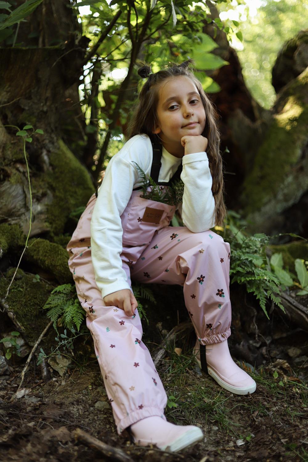 The Mini Mine Yağmur Tulumu - Flowers