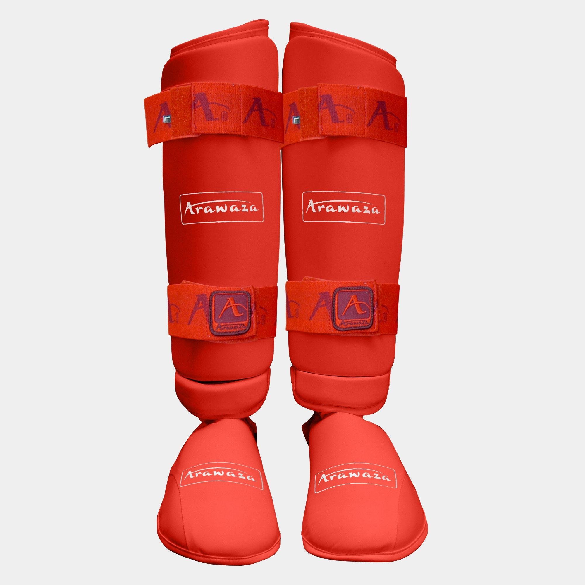 Arawaza WKF Onaylı Karate Kaval Ayak Koruyucu Kırmızı- Mavi - Boksshop Arawaza WKF Onaylı Karate Kaval Ayak Koruyucu Kırmızı- Mavi - Boksshop