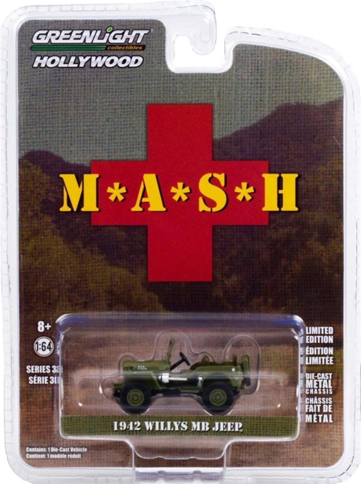 Greenlight 1942 Willys MB Jeep MASH | diecastpazar