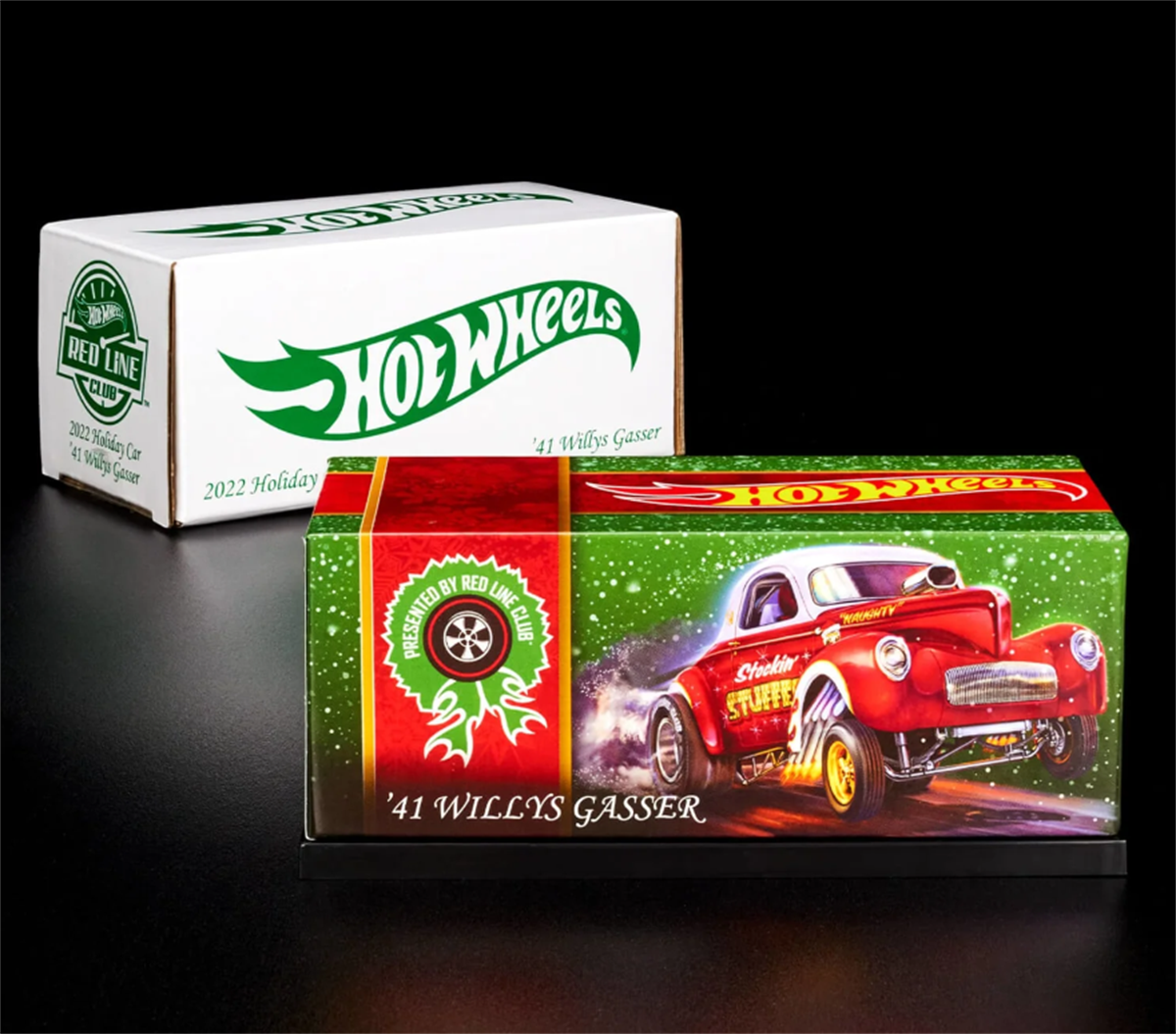 Hot Wheels Collectors RLC Exclusive ’41 Willys Gasser Holiday Car