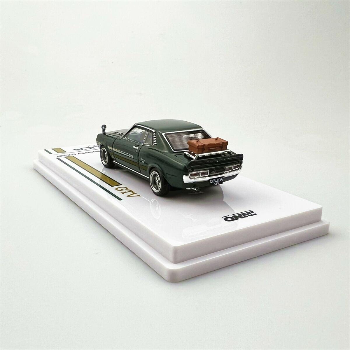 İNNO64 Toyota Celica 1600GTV (TA22) Green With Luggage | diecastpazar